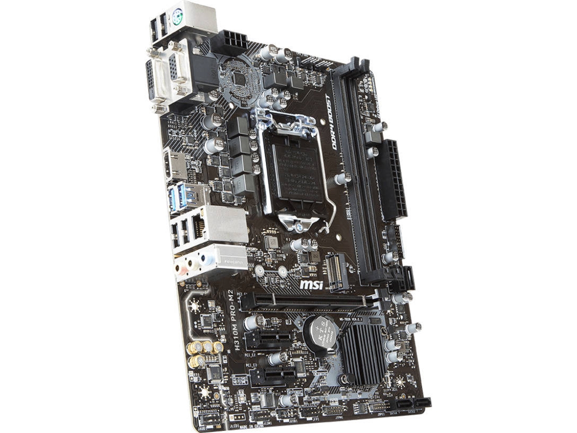 Motherboard MSI H310M Pro-M2 (Socket LGA 1151 - Intel H310 - Mini ITX ...