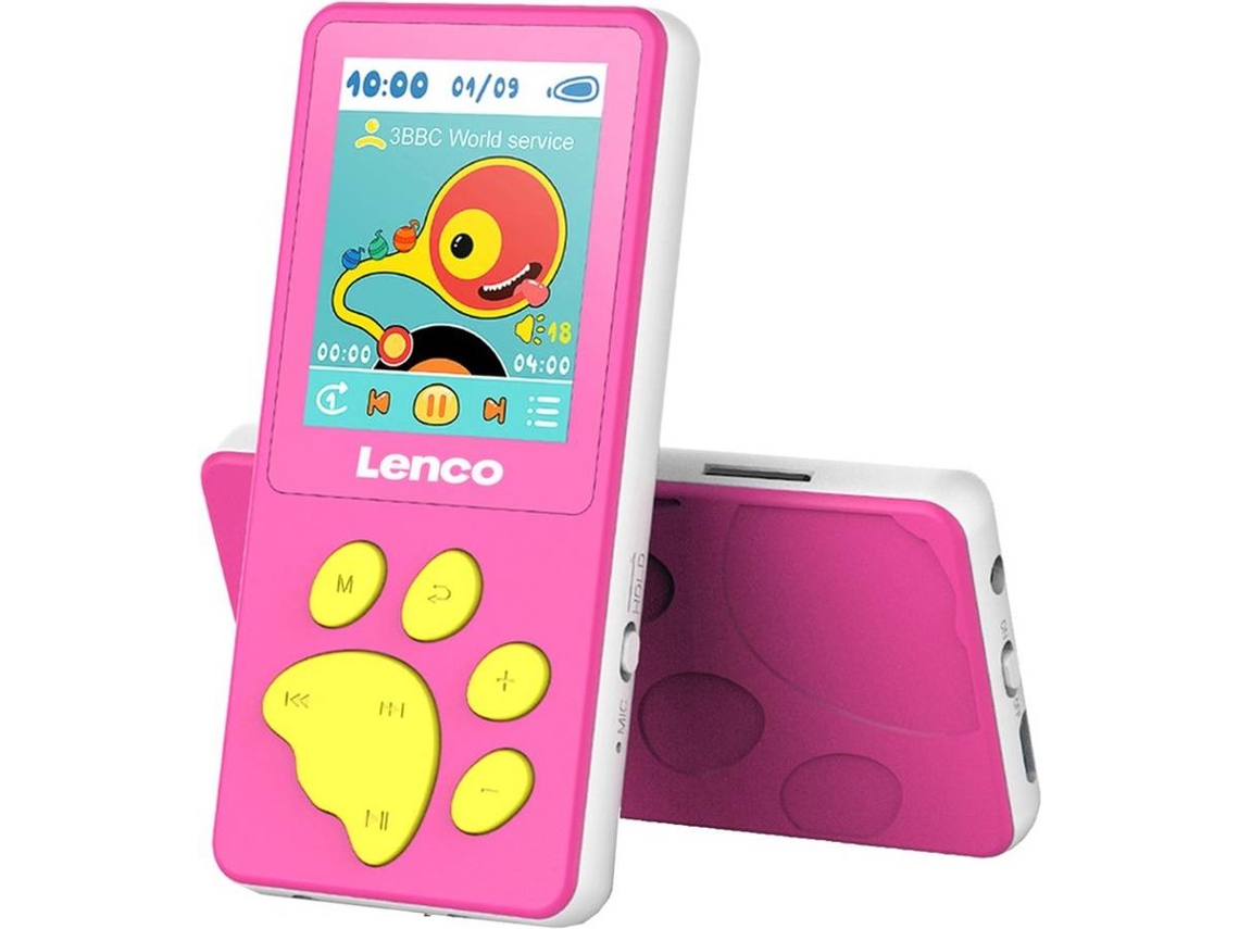 Leitor MP3 LENCO Xemio 560 Rosa | Worten.pt