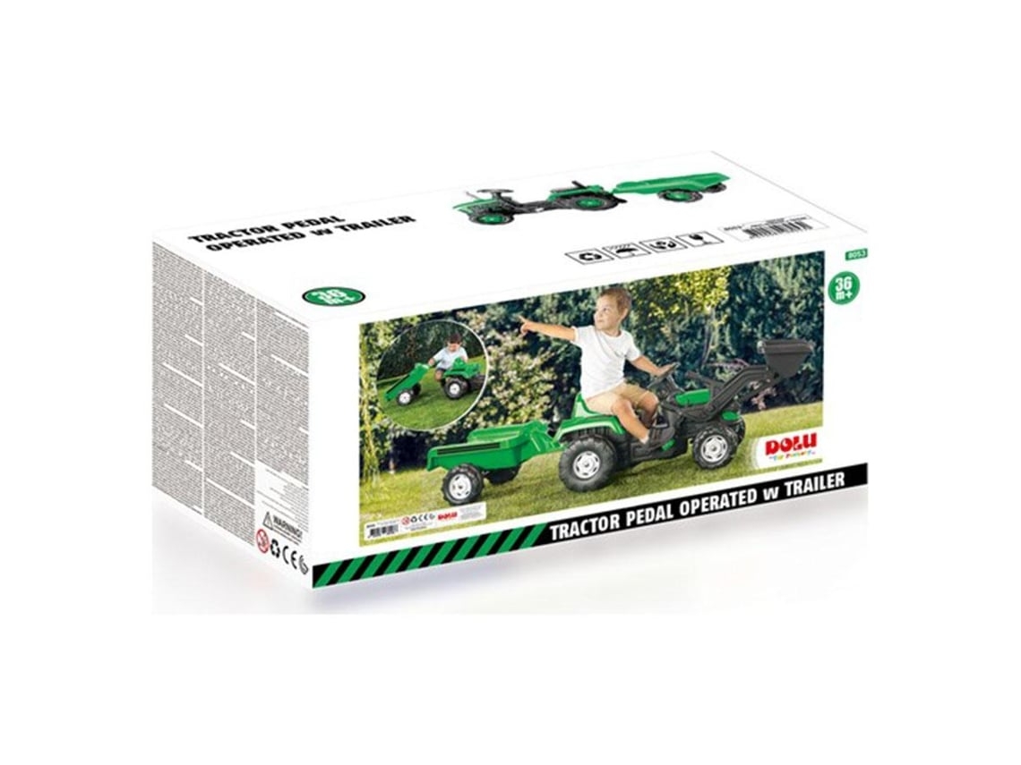 Trator a Pedais com Pá e atrelado | Worten.pt