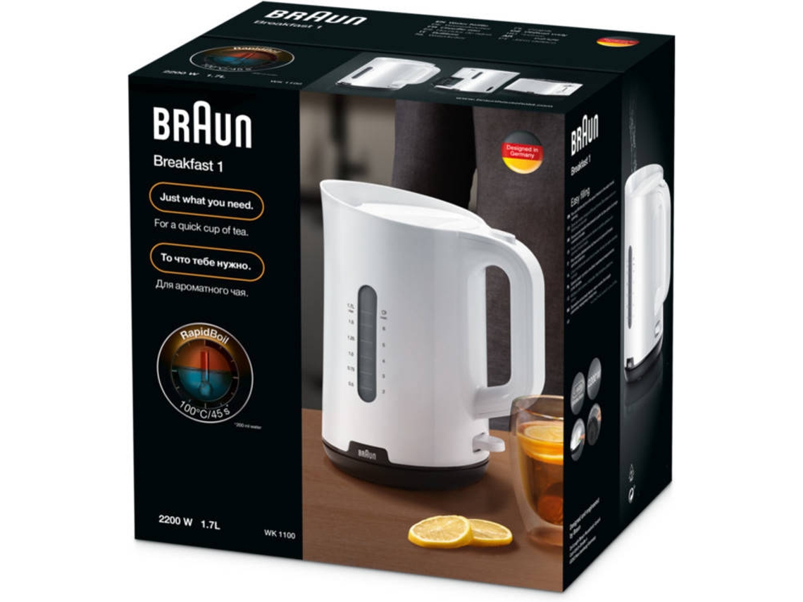 Jarro Elétrico BRAUN WK1100WH | Worten.pt