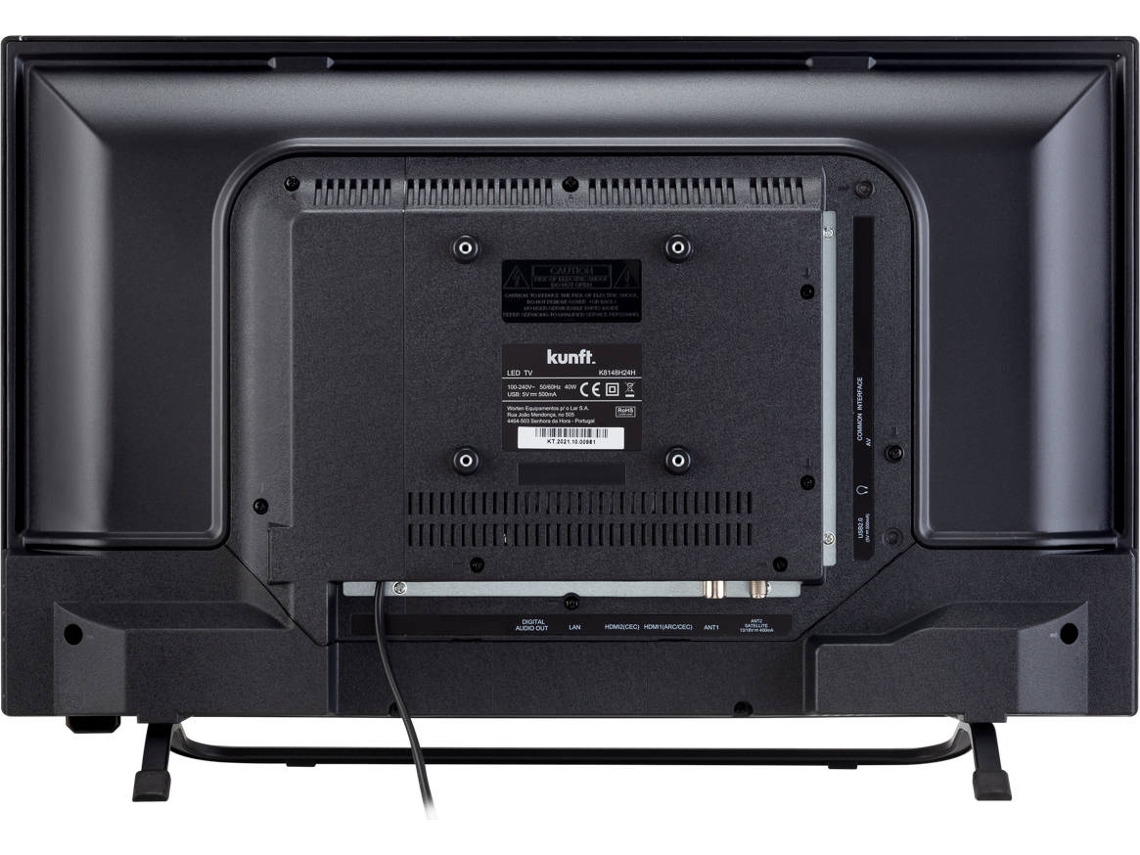 TV KUNFT K8148H24H (LED - 24'' - 61 cm - HD - Smart TV) | Worten.pt