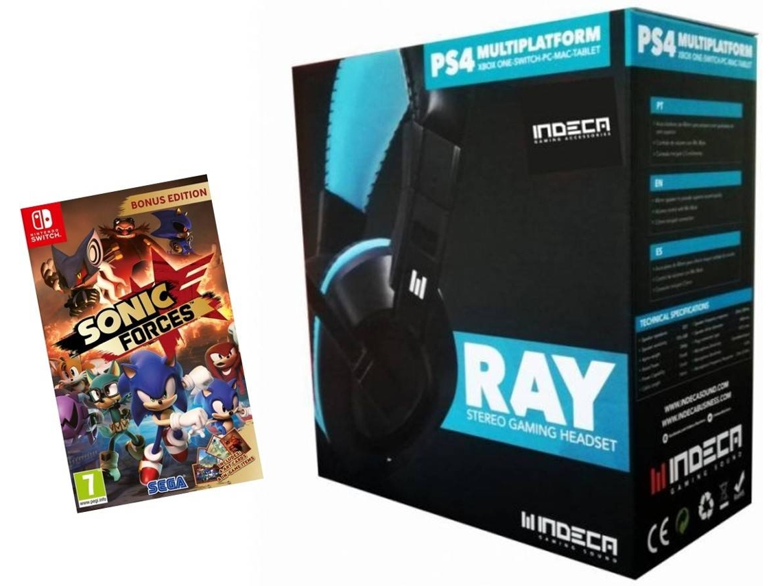Jogo Nintendo Switch Sonic Forces + Auscultadores SWITCH | Worten.pt