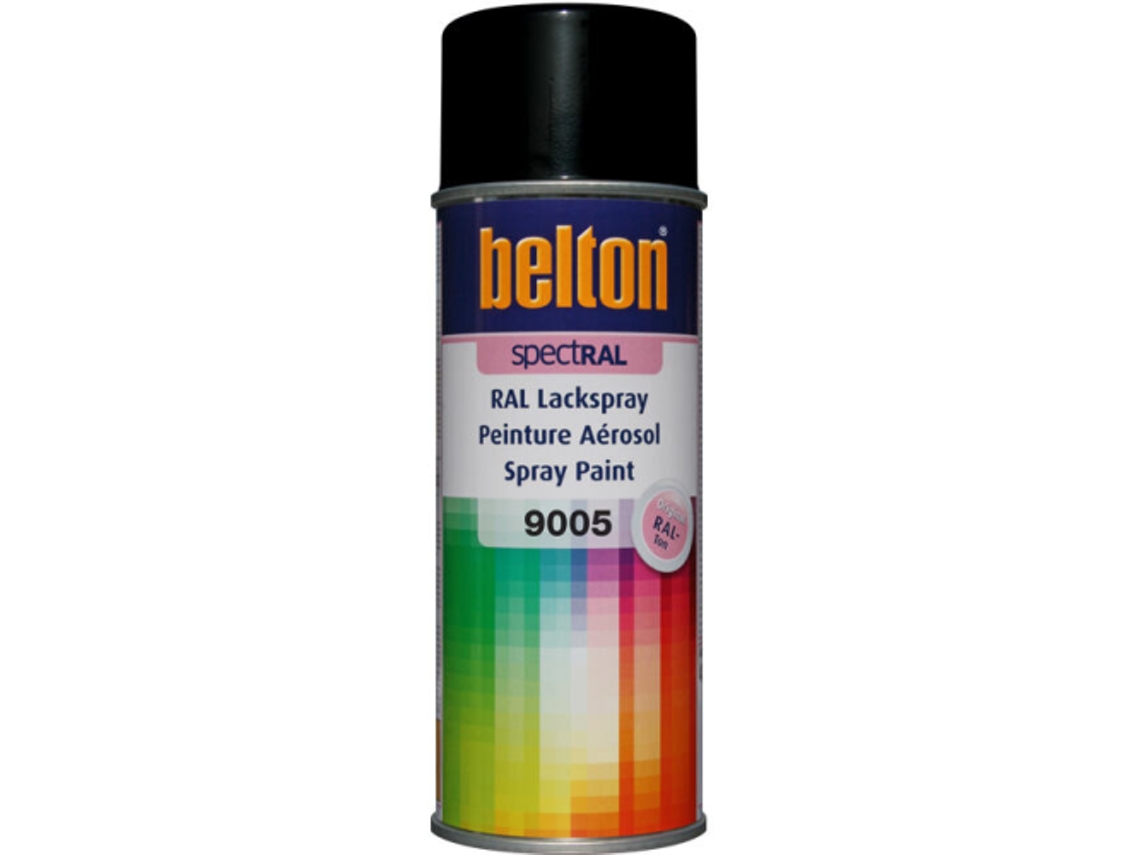 Spray Belton Spect Ral Brilhante 400 Ml (Ral 9005 Preto Intenso ...