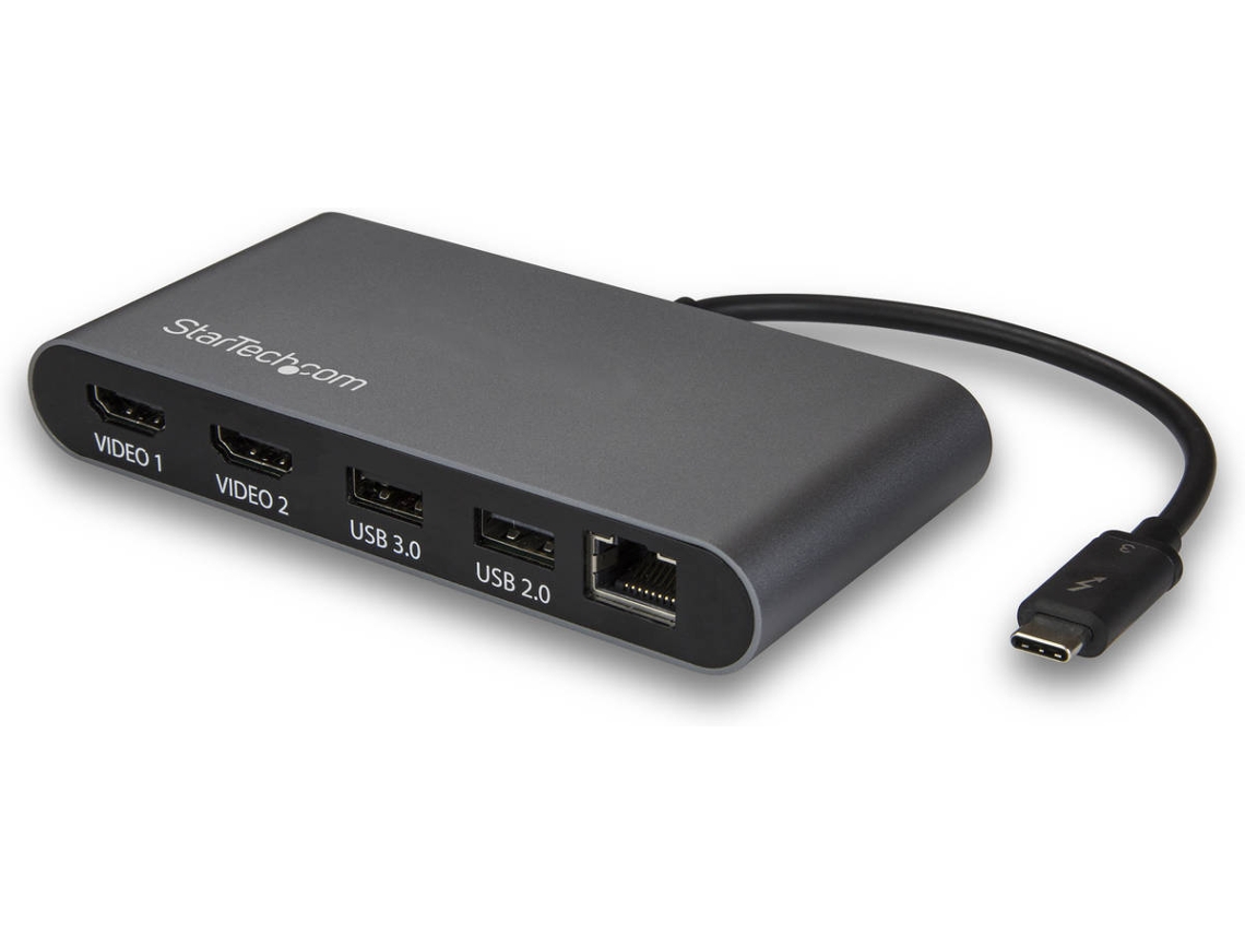 Docking Station STARTECH TB3DKM2HD em Preto | Worten.pt Docking Station STARTECH TB3DKM2HD em Preto | Worten.pt