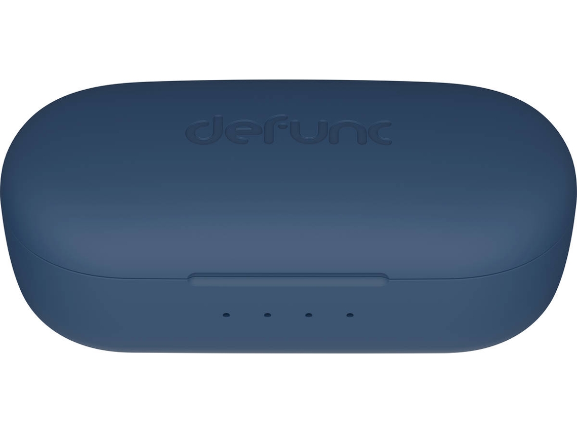Auriculares Bluetooth True Wireless DEFUNC True Basic (In Ear - Microfone - Azul) | Worten.pt