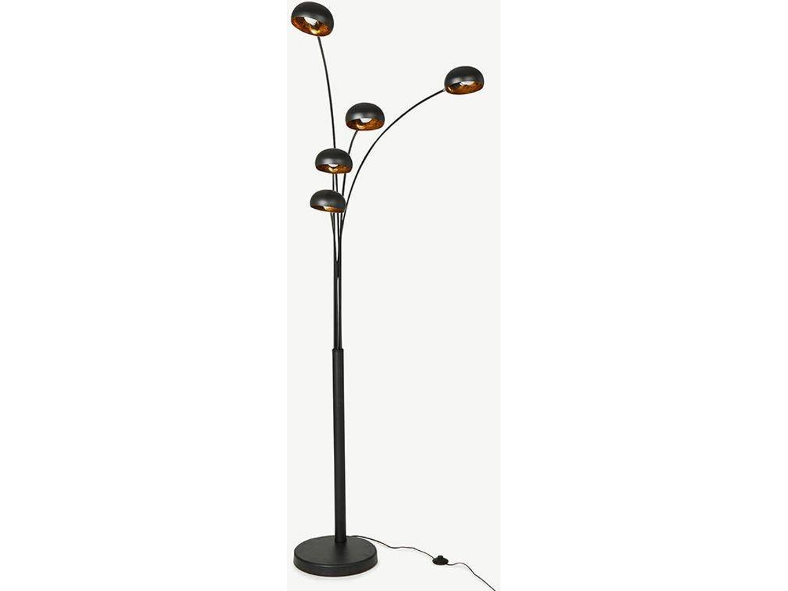 Candeeiro de Pé com Braços Stella PASCAL MORABITO (Preto - Pedra ...