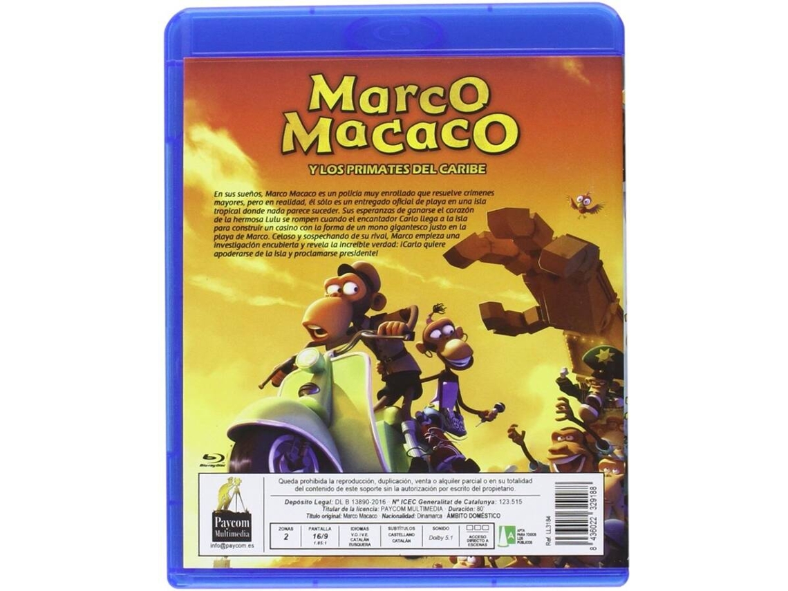 Blu Ray Marco Macaco (Primates of the Caribbean) | Worten.pt