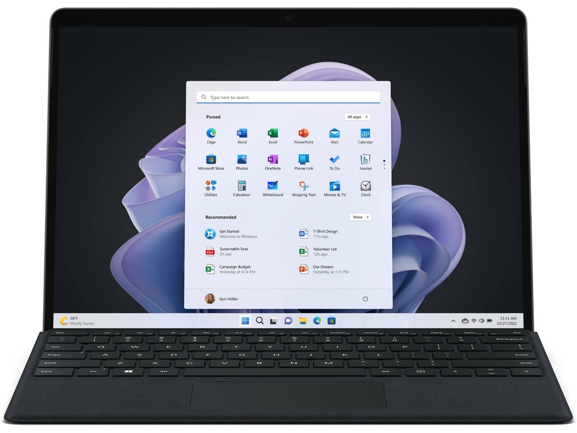 MICROSOFT Surface Pro 9 (13'' - Intel Core i7-1255U - RAM: 16 GB - 512 ...