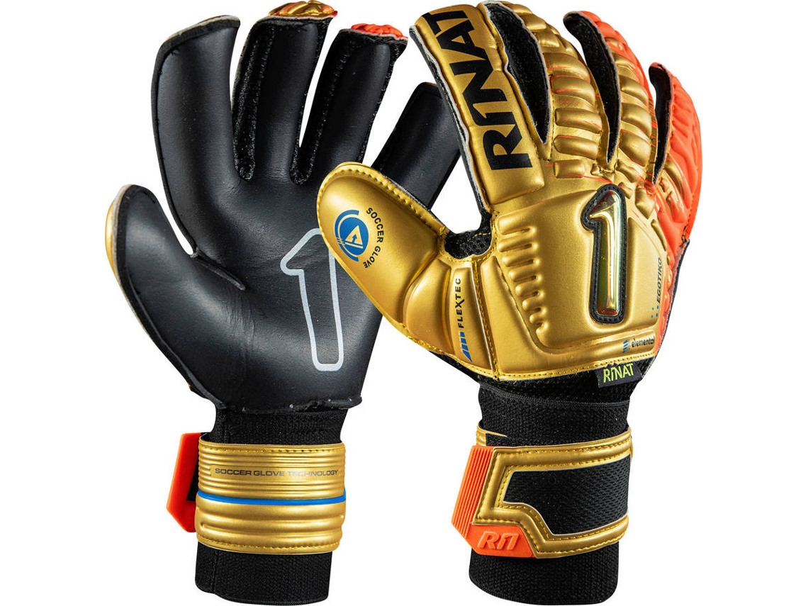 Luvas de Guarda-Redes Adulto RINAT Egotiko Elemental Semi (Ouro ...