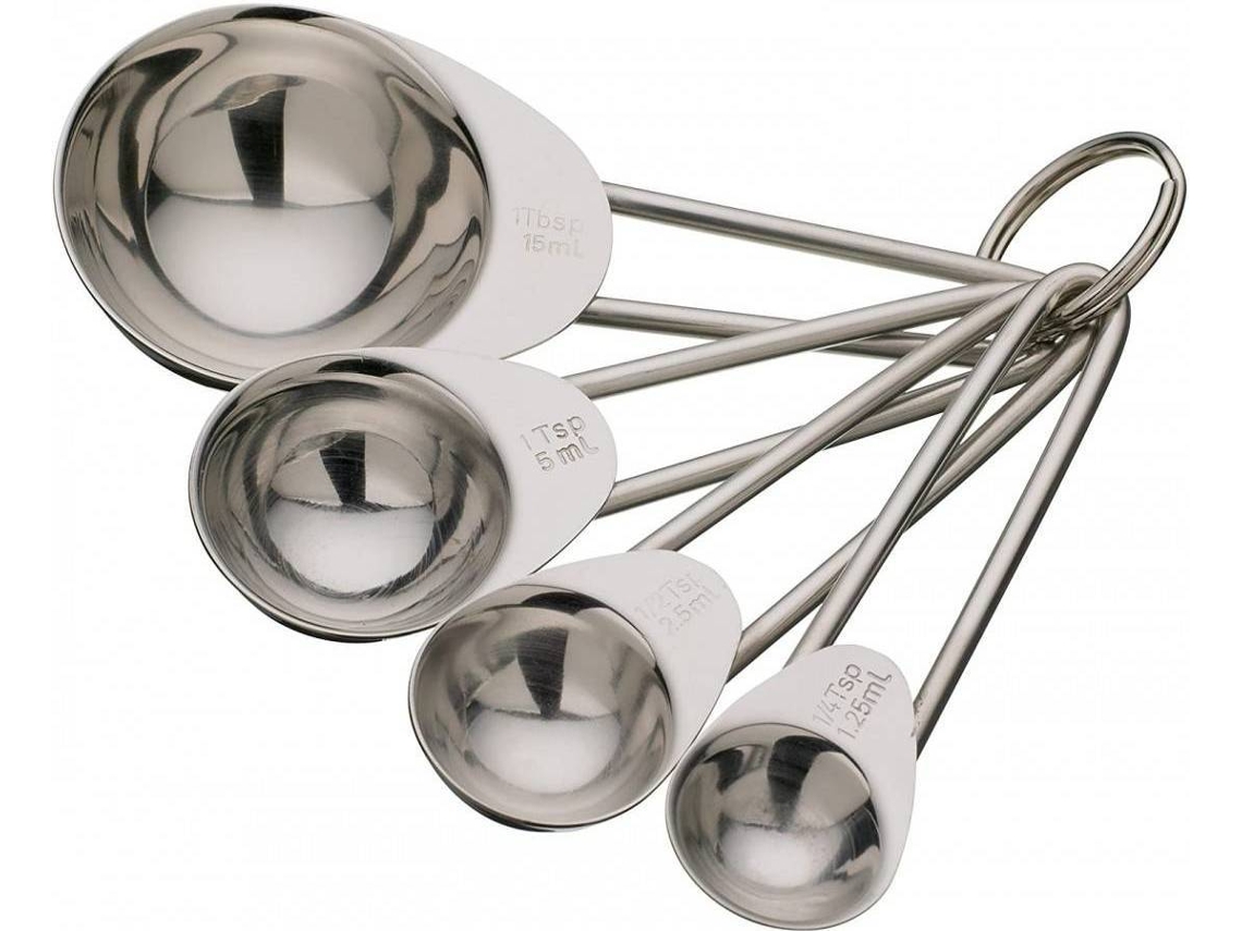 Conj. 4 Colheres de Medida Inox Da Kitchen Craf | Worten.pt