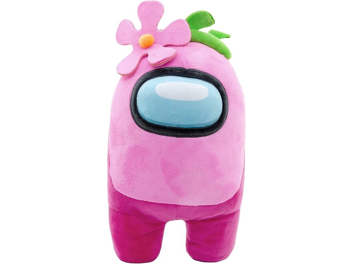 Peluche TOIKIDO Ofical Famosa Among US Flower Pin Pink Plush 3cm ...