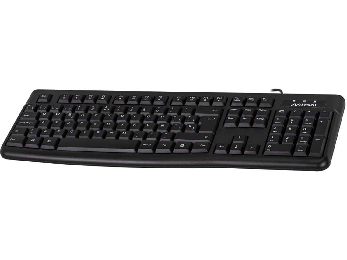 Teclado MITSAI Essential Q101 (Com Fio - Layout Espanhol) | Worten.pt