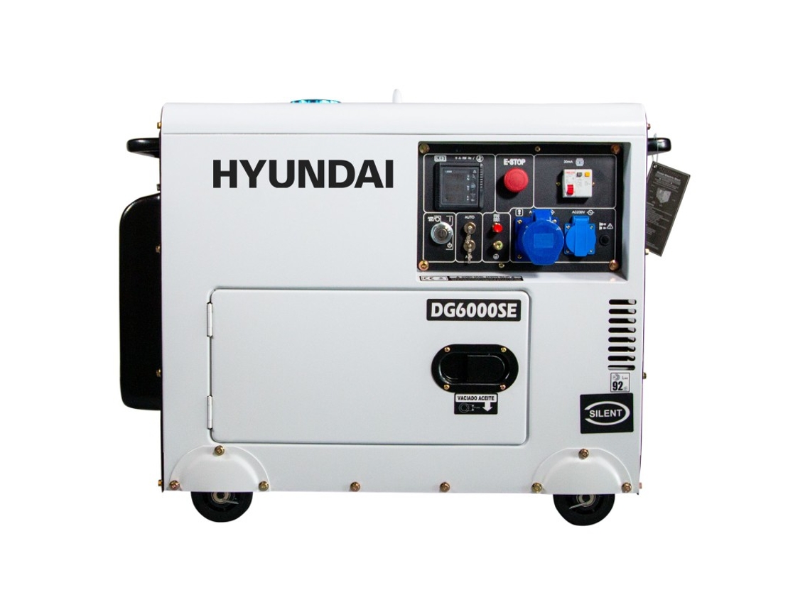 Hyundai Dhy6000Se Gerador Diesel Pro Monofásico ( Insonorizado ...