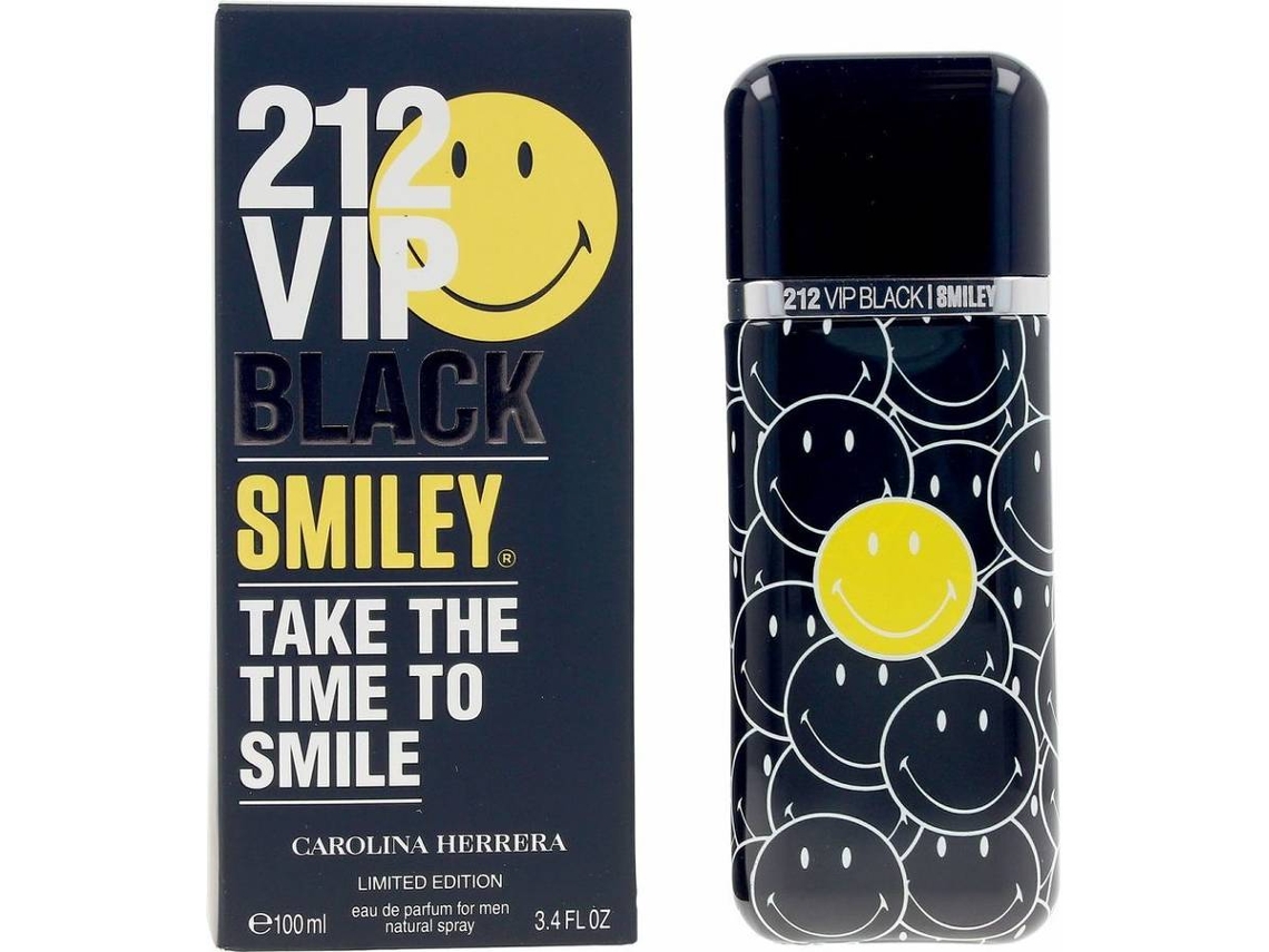Perfume CAROLINA HERRERA 212 VIP Black Smiley Eau de Parfum (100 ml ...