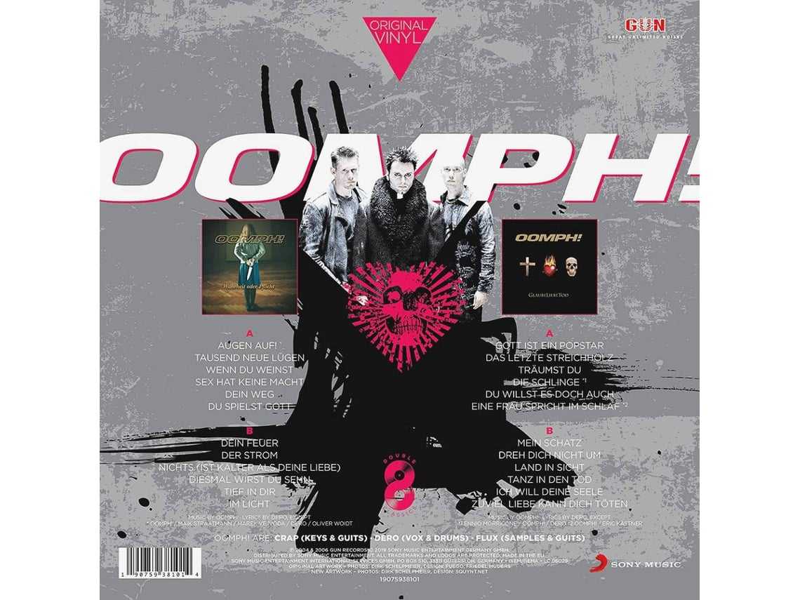 Vinil LP2 Oomph! - Original Vinyl Classics - Wahrheit oder Pflicht + GlaubeLiebeTod | Worten.pt