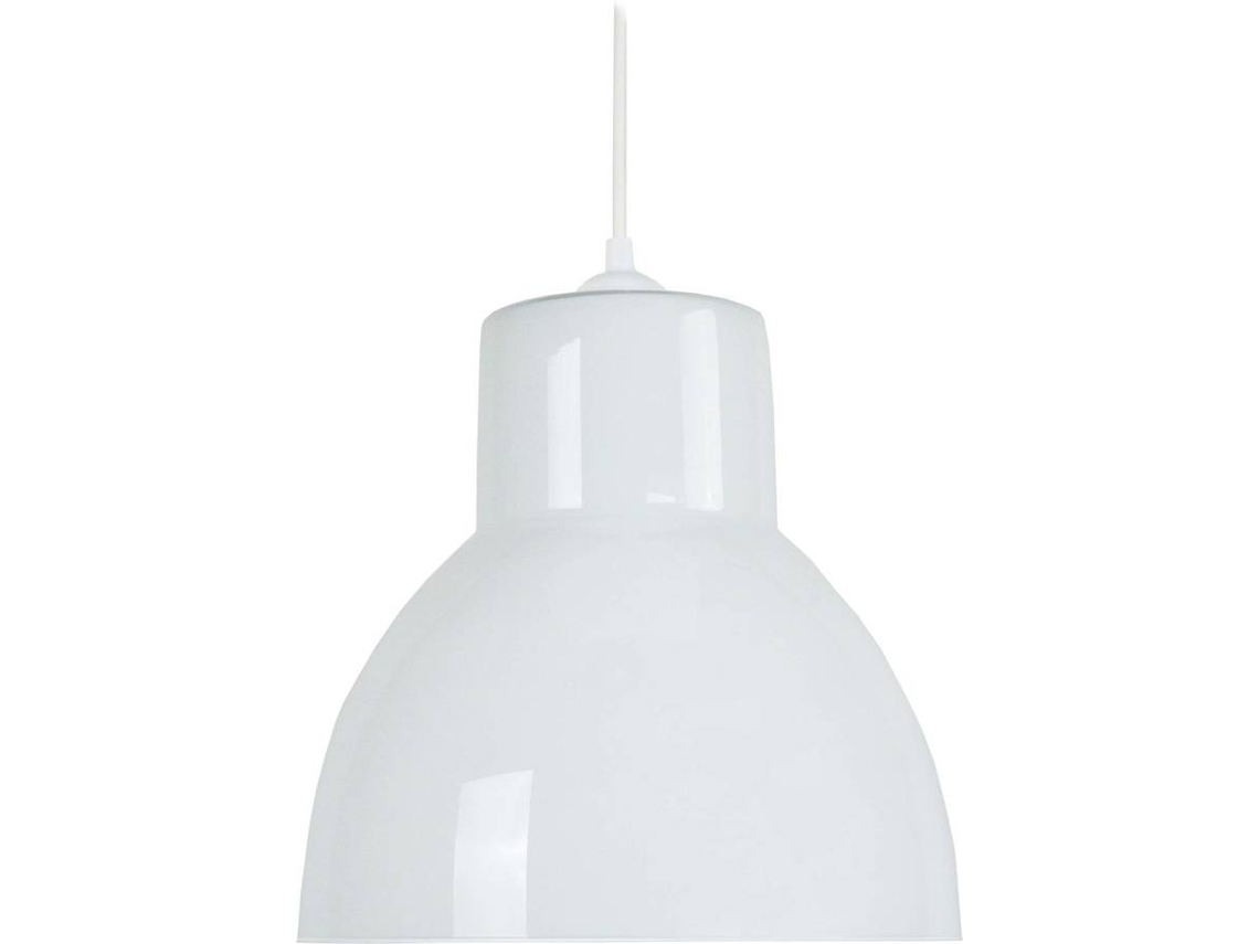 Candeeiro de Suspensão TOSEL Cloche Verre 25 12462 Branco | Worten.pt