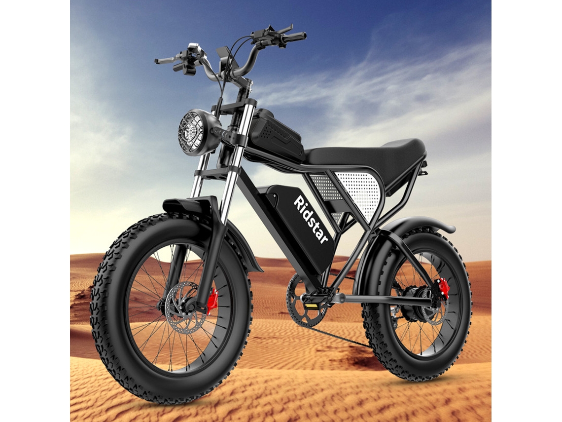 Bicicleta Elétrica De Neve Para Montanha 1000W 48Km/H 20Ah Baterias ...