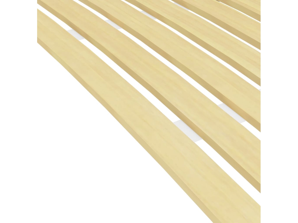 vidaXL Estrado de ripas com 17 ripas 80x200 cm | Worten.pt