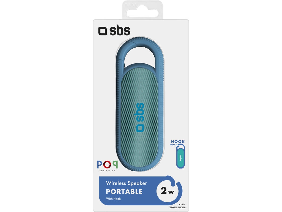 Colunas Bluetooth SBS Pop Collection (Colunas - Azul) | Worten.pt