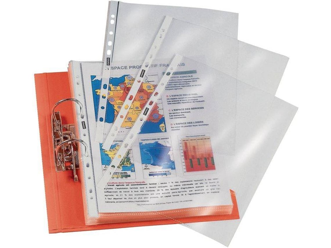 Conjunto de 60 Micas STAPLES Polipropileno (A4) | Worten.pt