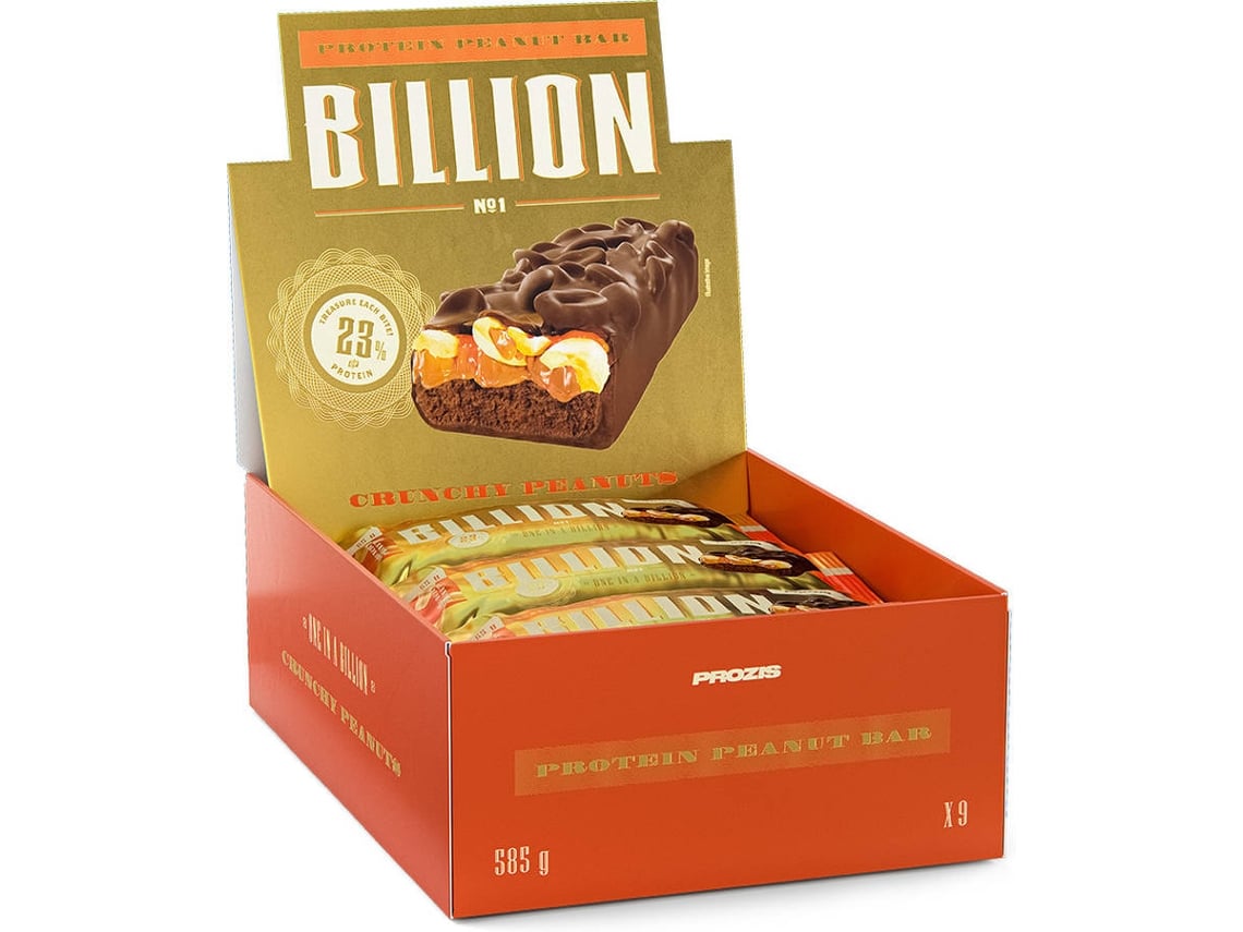 Barra Proteica de Amendoim PROZIS Billion (65 gr) | Worten.pt