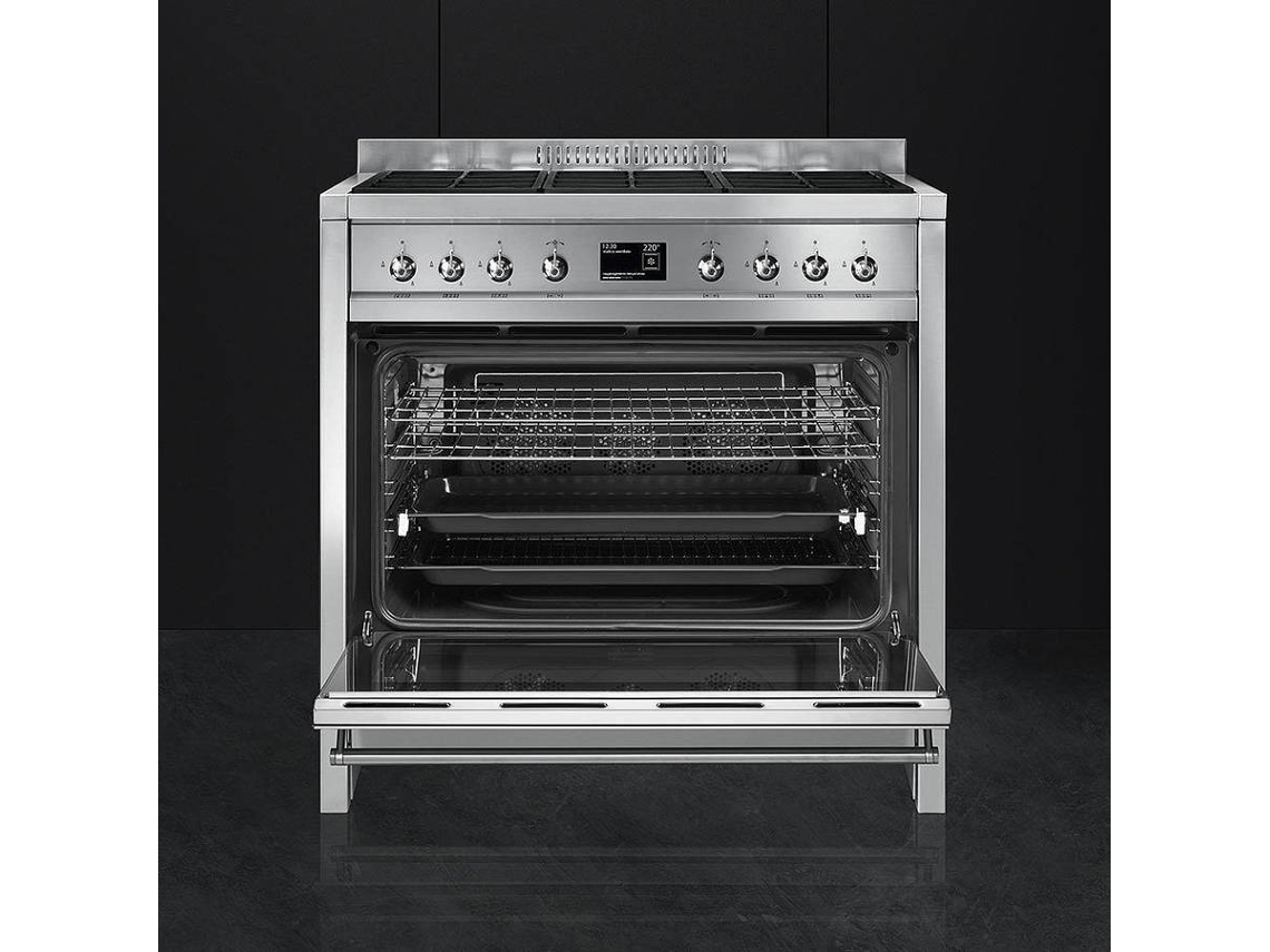 Fogão SMEG Opera A1-9 (115 L - Gás Natural - Inox) | Worten.pt