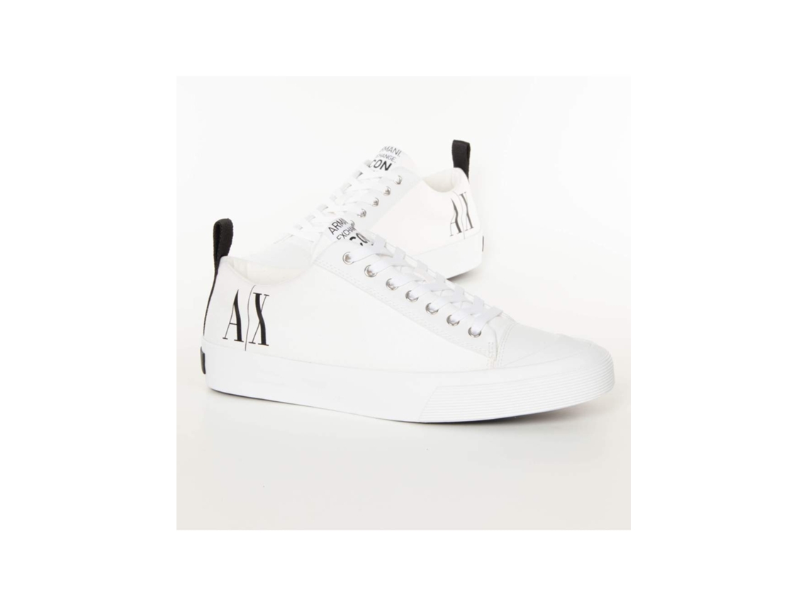 Sapatilhas de Homem ARMANI EXCHANGE Luxe Ax Algodão Branco (42) | Worten.pt
