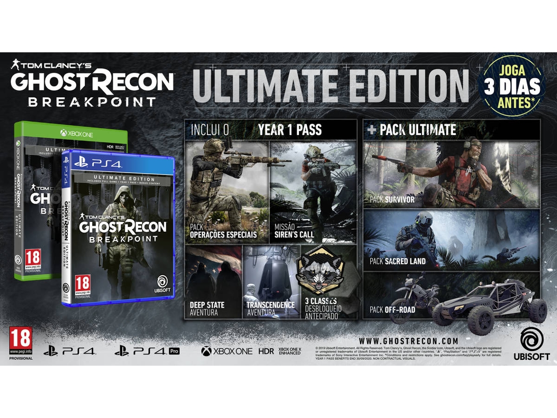 Jogo PS4 Ghost Recon Breakpoint: Ultimate Edition | Worten.pt