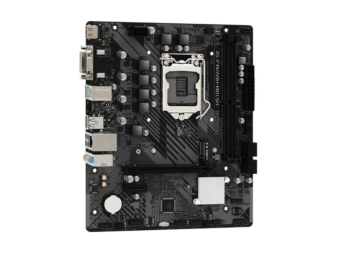 Placa Mãe ASROCK H510M-Hdv/M.2 Se Lga 1200 Intel H470 | Worten.pt