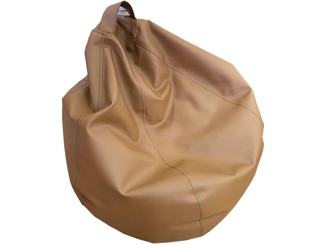 Puff SACCO PREMIUM Pêra (Castanho - PVC - 80x80x110 cm) | Worten.pt