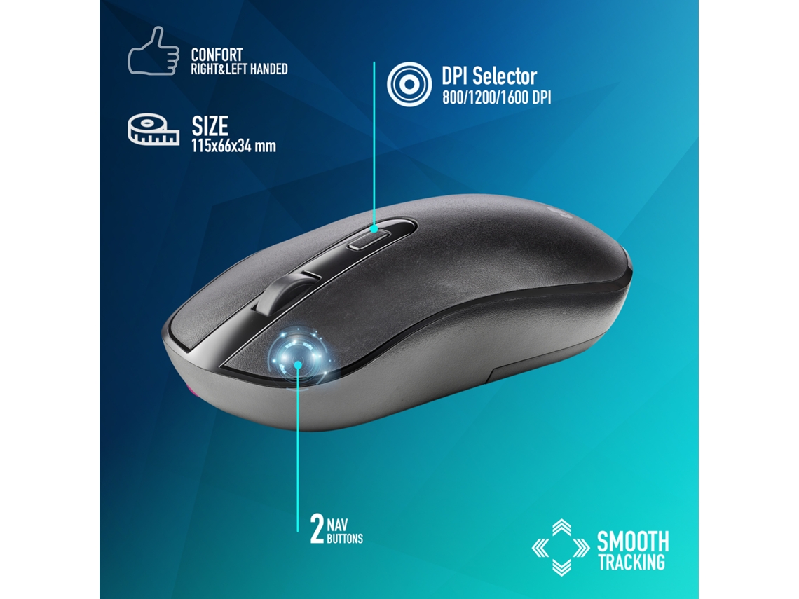 Kit Teclado + Rato sem Fios NGS Hype | Worten.pt