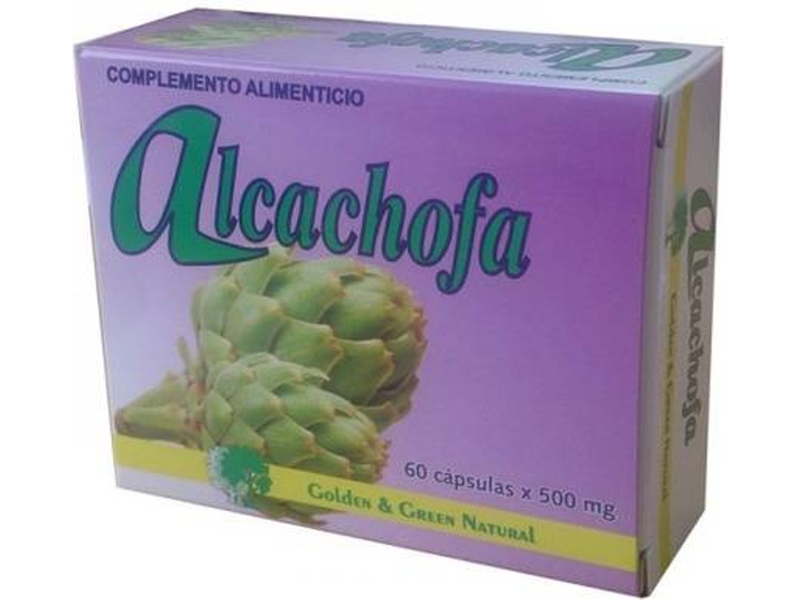 Suplemento Alimentar GOLDEN GREEN Alcachofa (60 cápsulas de 500mg ...