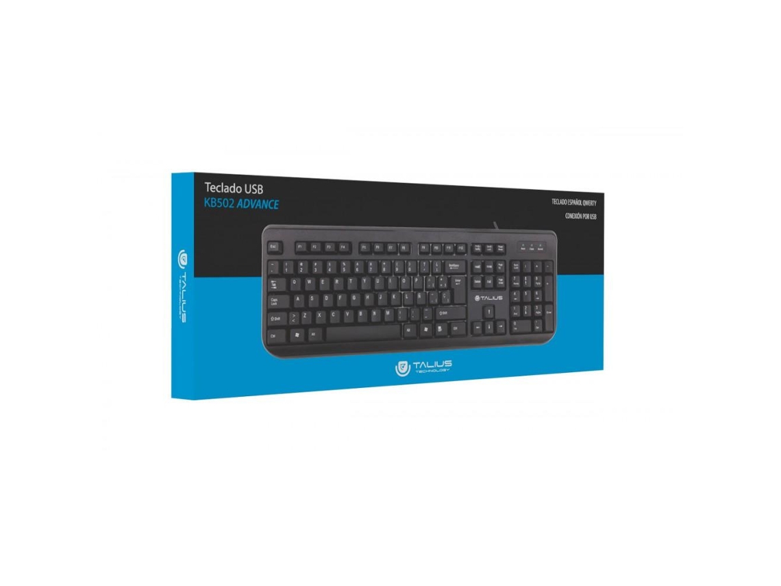 Talius Kb502 Teclado Usb Qwerty Espanhol Preto | Worten.pt