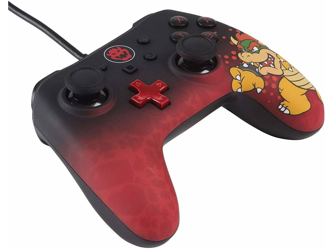 Comando Nintendo Switch POWER A Wired Bowser (Super Mario Collection ...