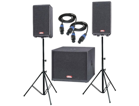 Sistema de som activo Kool Sound 2.1 550W RMS ( não inclui Tripes ...