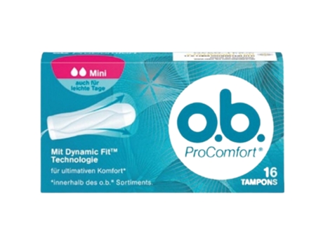 Tampões O.B. Procomfort Mini 16 Un | Worten.pt