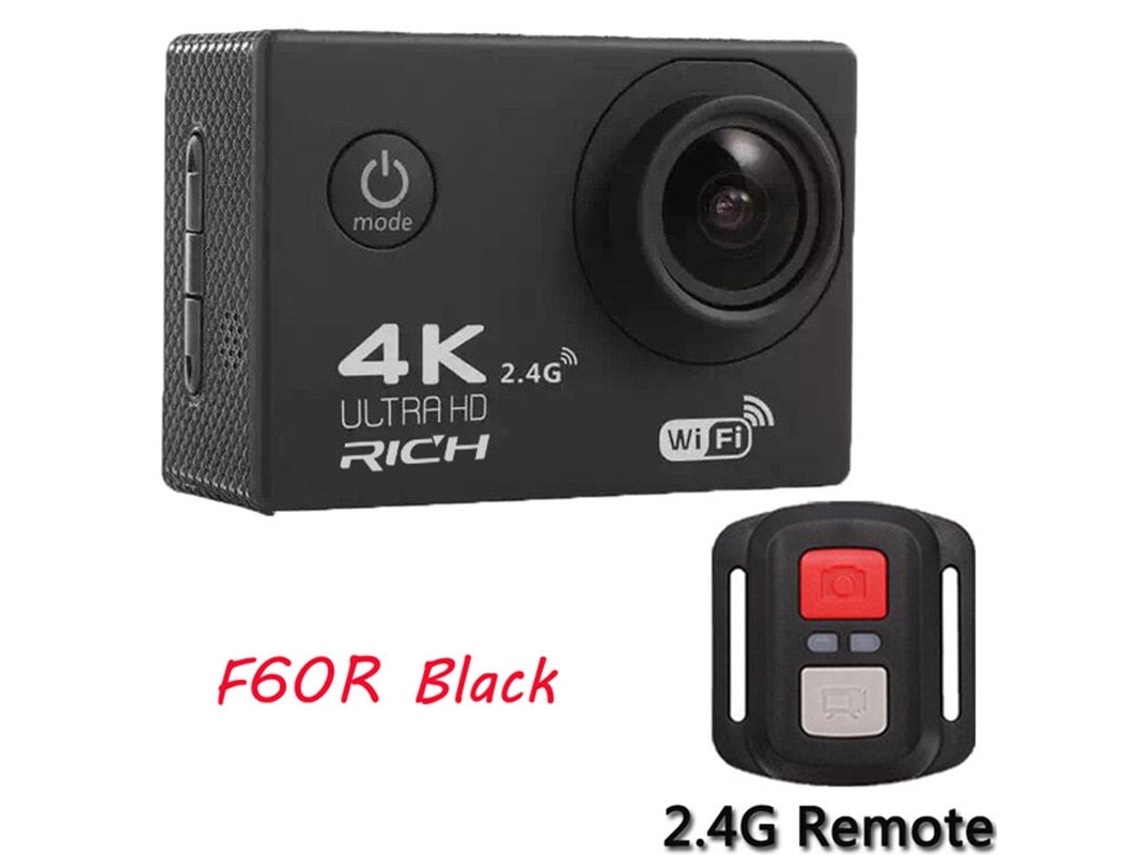 Action Cam SLOWMOOSE Ultra HD (4K / 30 Fps - Wi-Fi 2.0 - 5 MP - Azul) | Worten.pt