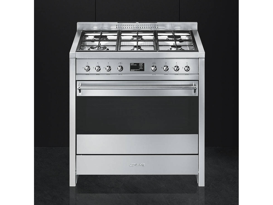 Fogão SMEG Opera A1-9 (115 L - Gás Natural - Inox) | Worten.pt