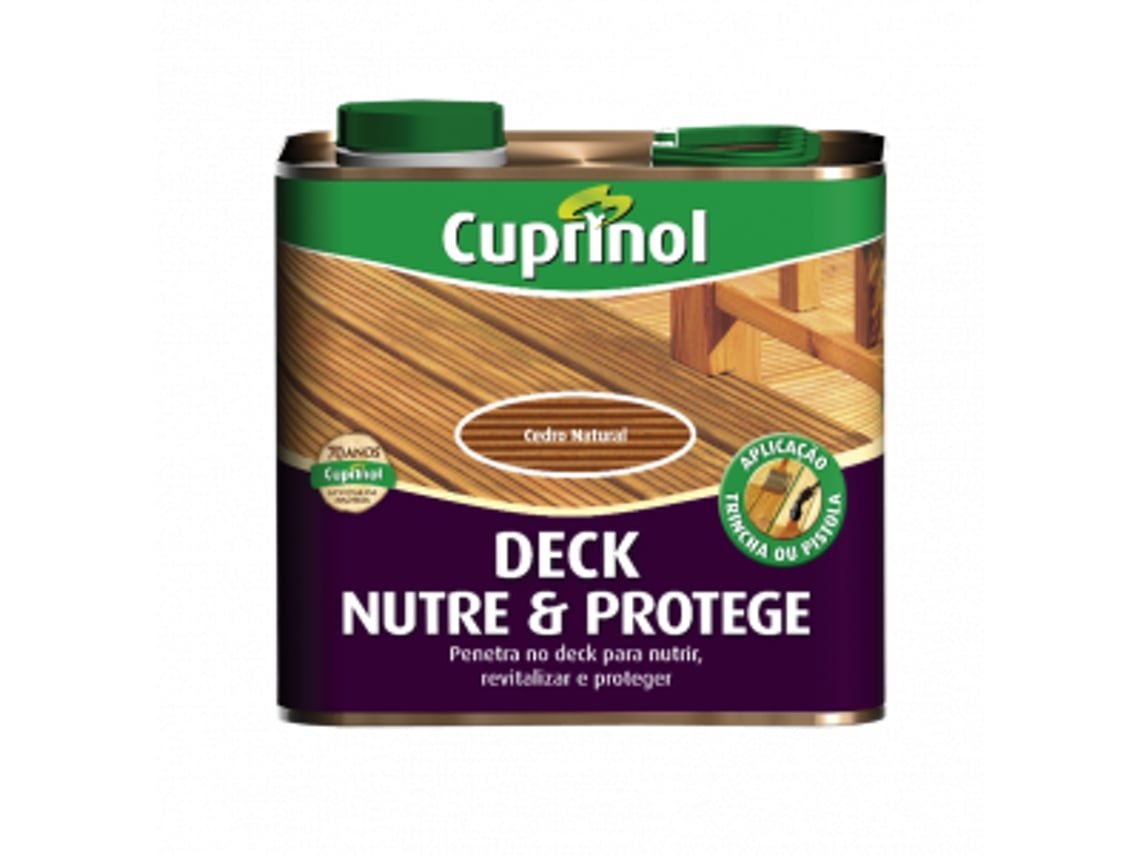 Robbialac Cuprinol Deck Nutre e Protege (2 - 5 L - Carvalho) | Worten.pt