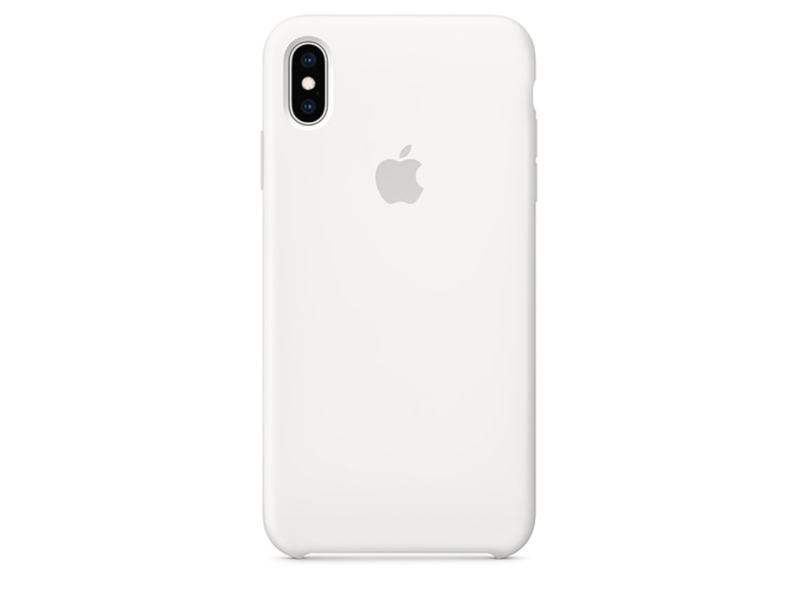 Capa APPLE iPhone XS Max Silicone Branco | Worten.pt