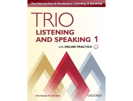 Livro trio listening and speaking: level 1: student book pack with online practice de alice ...