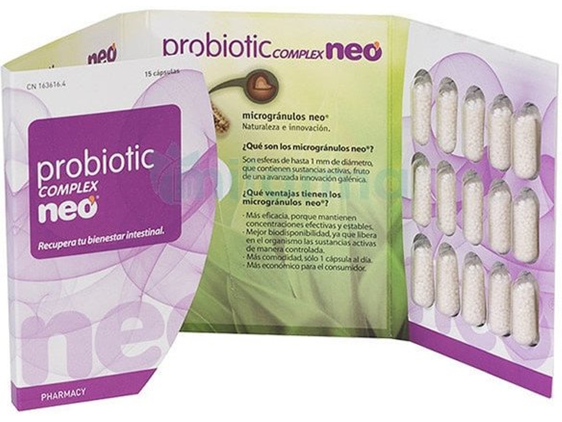 Suplemento Alimentar NEO-Alimenticio Probiotic Complex 15-Bienestar ...