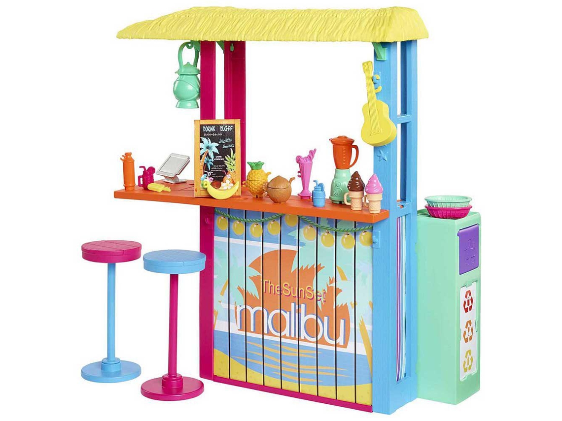 Barbie Presente de Brinquedo de Boneca Malibu Beach Bar | Worten.pt
