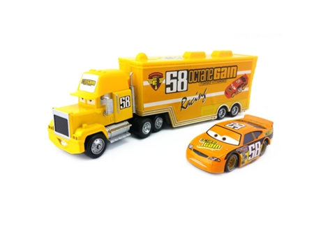 Disney Pixar Car Toys Lightning Mcqueen Number Racer Mack Uncle Truck 1 ...