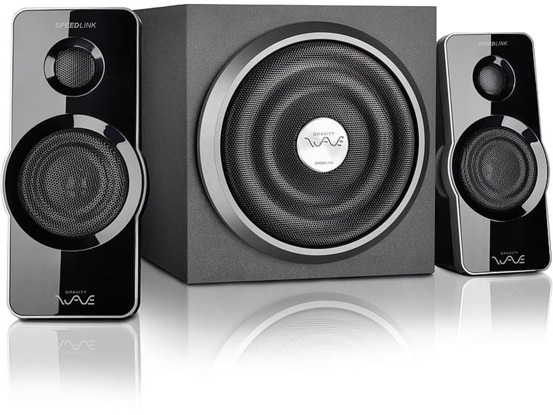 Speedlink Sistema Áudio Speedlink Gravity Wave X 2.1 com Subwoofer ...