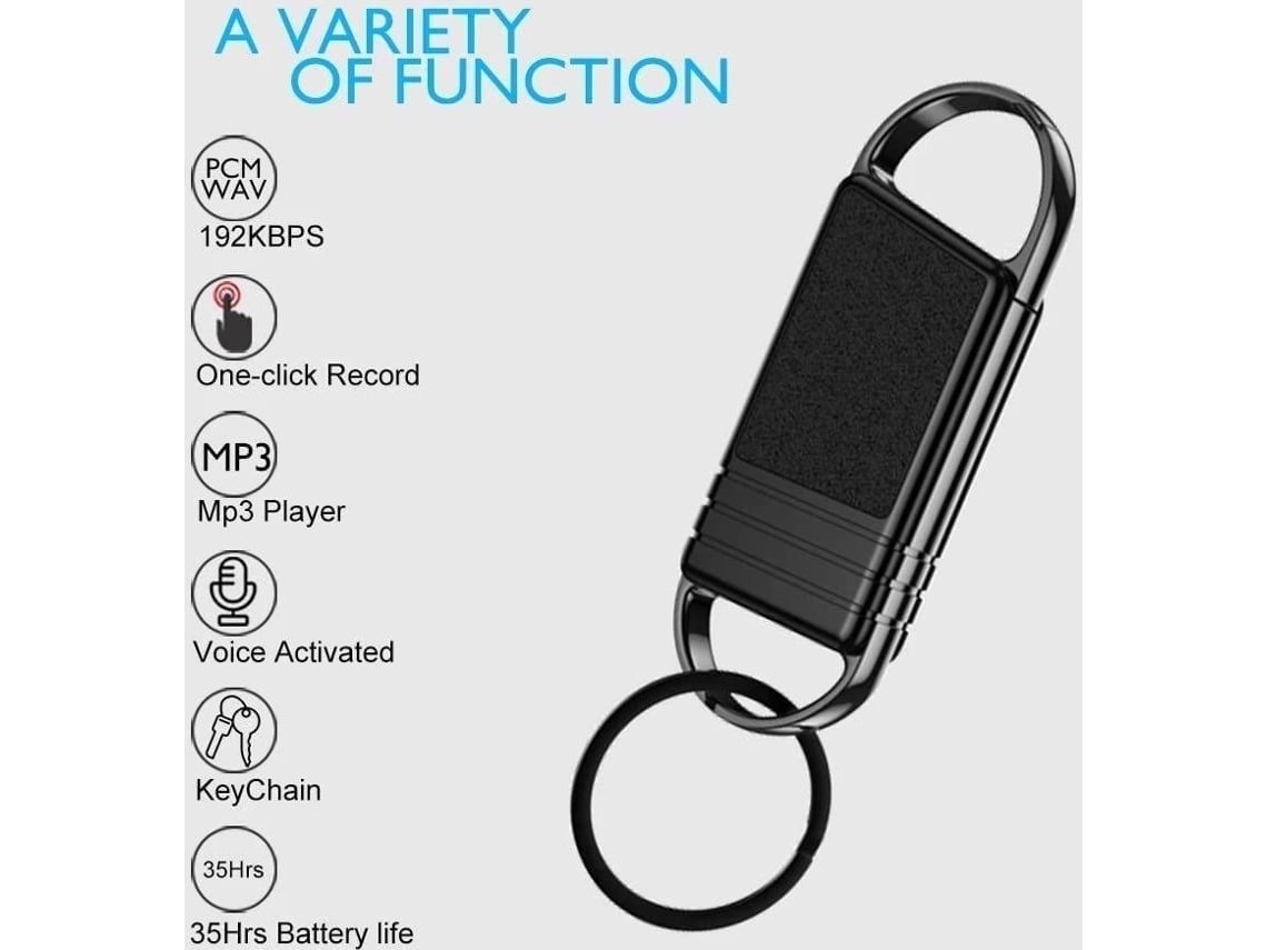 Ativar Gravador de Voz Digital Gravador de Voz de Chaveiro Usb ...