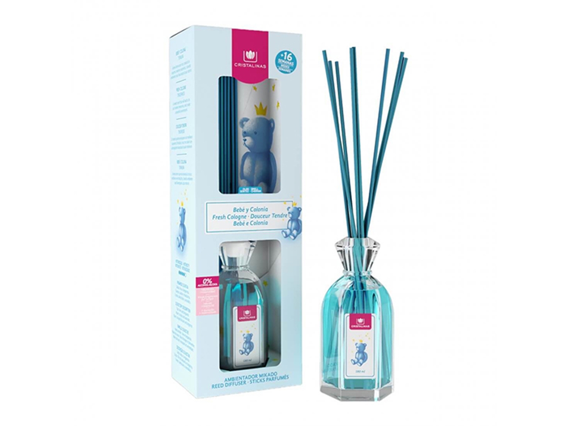 Ambientador CRISTALINAS Reed Diffuser 180Ml Fresh Cologne Difusor de ...