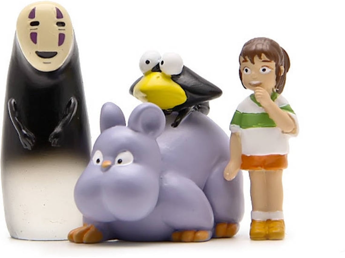 3 Figuras EASTVAPS Miyazaki Hayao Chihiro Expedition No Face Glass ...