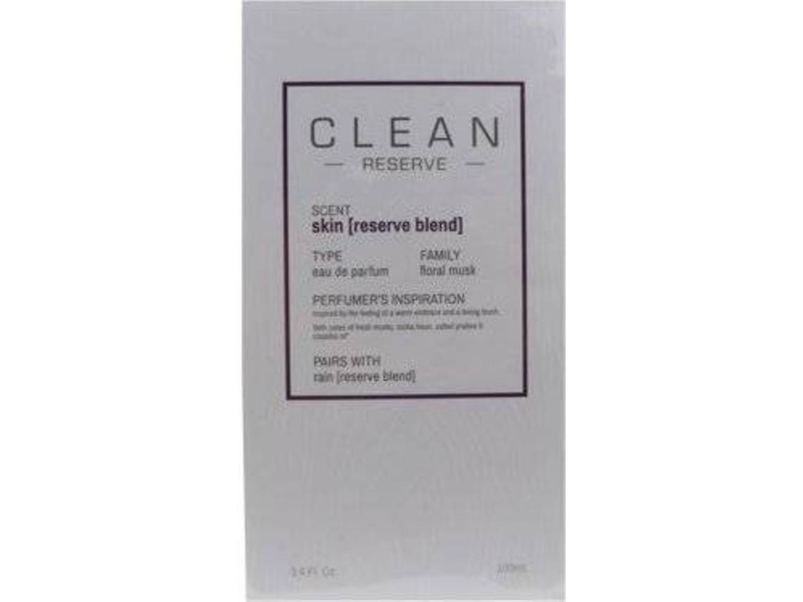 Perfume CLEAN Skin [Reserve Blend] Eau de Parfum (100 ml) | Worten.pt