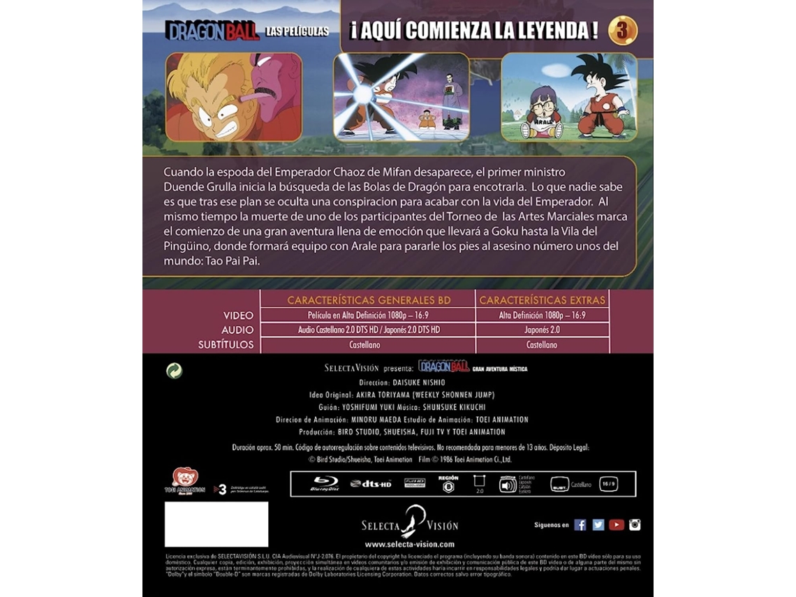 Doragon Bôru: Makafushigi Dai Bôken Dragon Ball: Mystical Adventure / Dragon Ball: Gran Aventura ...